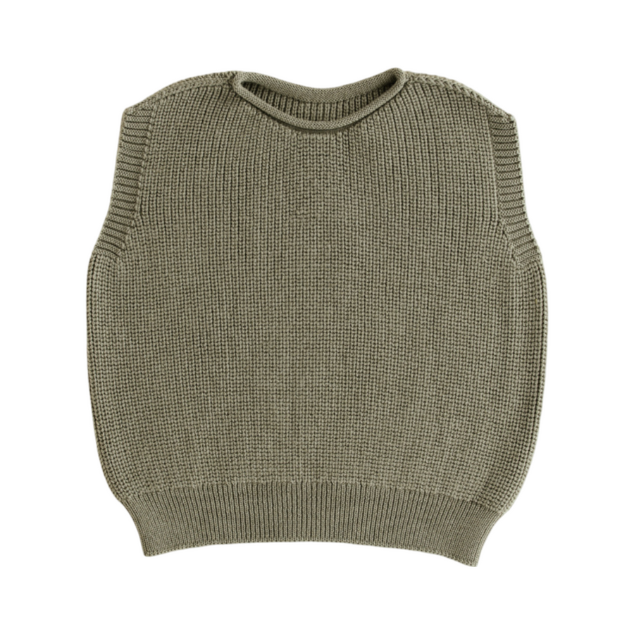 Hvid Vest Harvey Kids Artichoke - Merino Wool Spencer Hvid – La Gentile ...