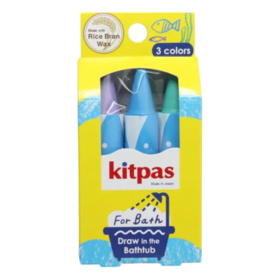 Kitpas Bath Crayon Set Fish - 3 pcs – La Gentile Store