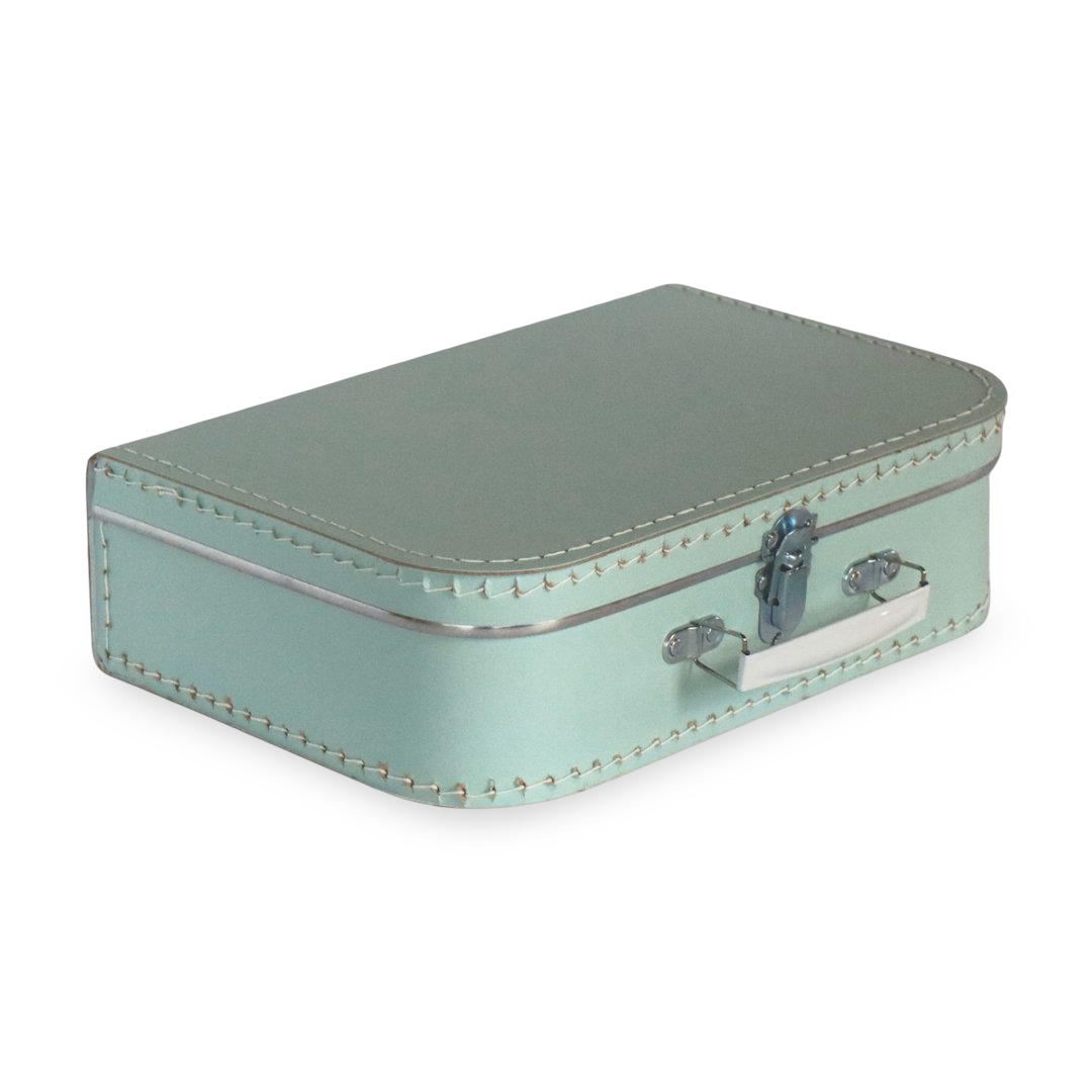KinderKoffertjes Cardboard Suitcase Mint - La Gentile Store