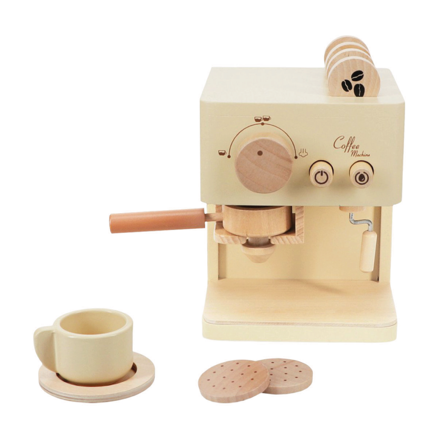 Rex London Wooden Toy Coffee Machine Play Set - Coffee Machine Toy – La ...